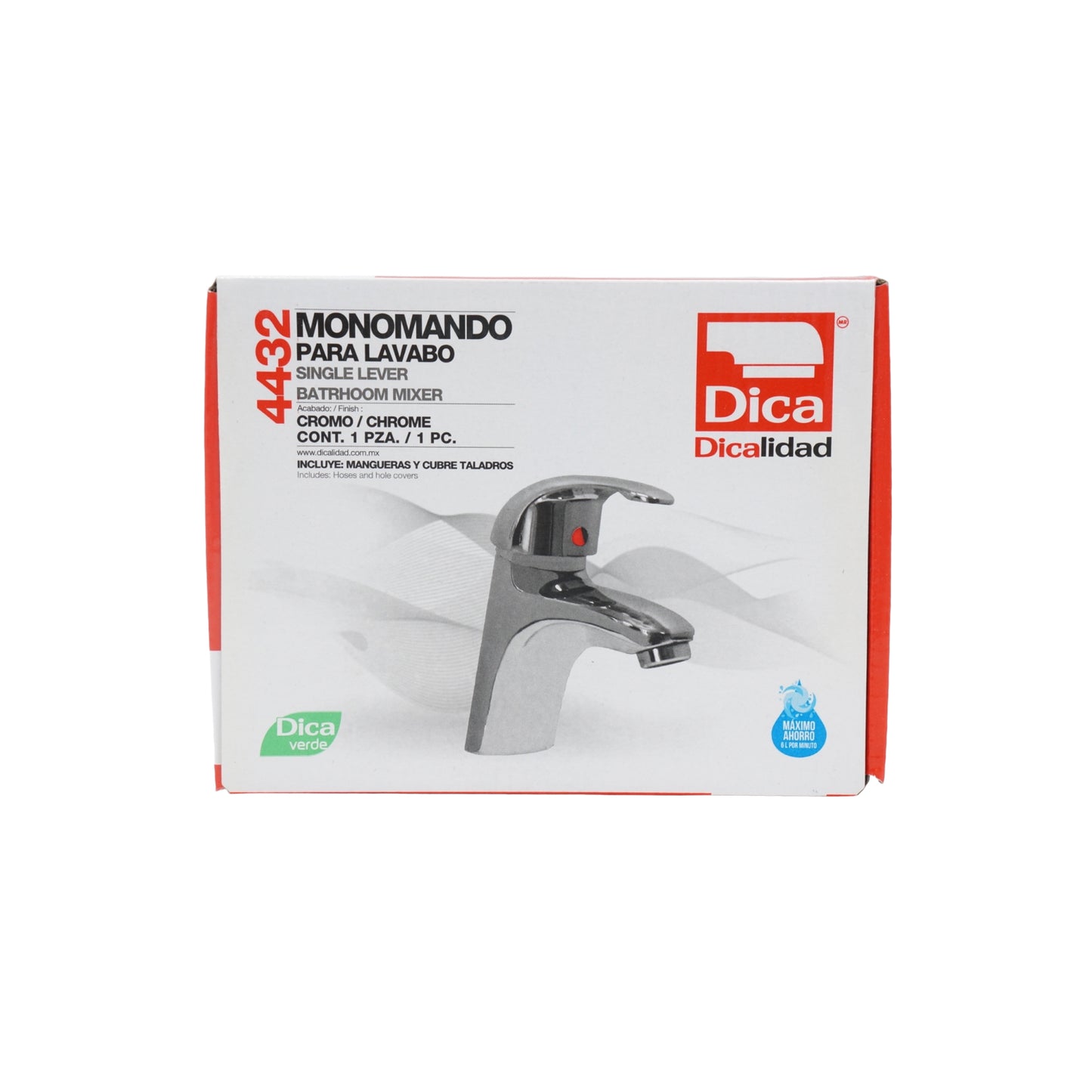 MEZCLADORA MONOMANDO ECOLÓGICO PARA LAVABO DICA 4432 – FERRETERIA Y ...